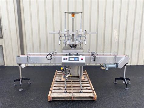 Inline Filling Systems IFS 4 Head Inline Bottle Filler With Conveyor