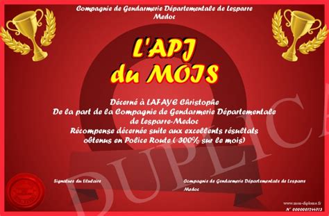 L Apj Du Mois