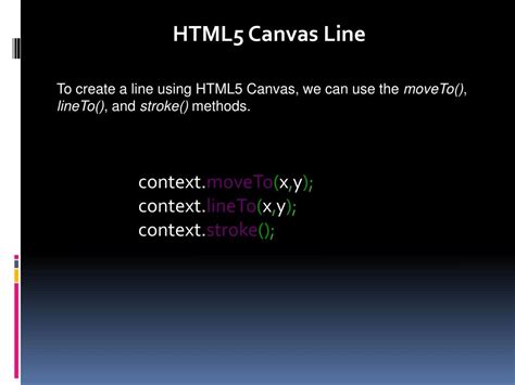 PPT HTML5 Canvas Element PowerPoint Presentation Free Download ID 4640492