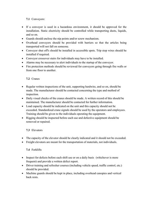 Safety And Training Material Handling Systems Pdf