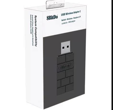 8bitdo Wireless Usb Adapter 2 For Switch Switch Oled Windows Mac And Raspberry Pi Compatible