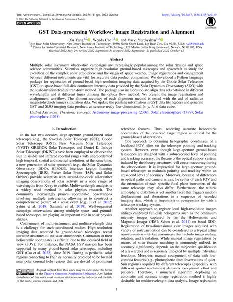 Pdf Gst Data Processing Workflow Image Registration And Alignment
