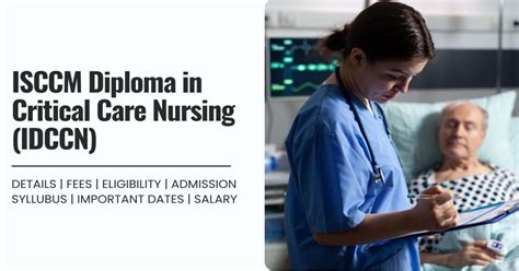 Isccm Diploma In Critical Care Nursing Idccn Detail Exams Admission
