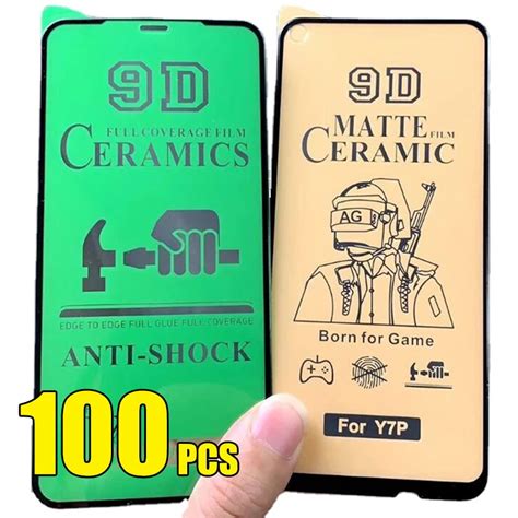 100 шт. 9D керамическая пленка HD матовая защитная пленка для экрана ...