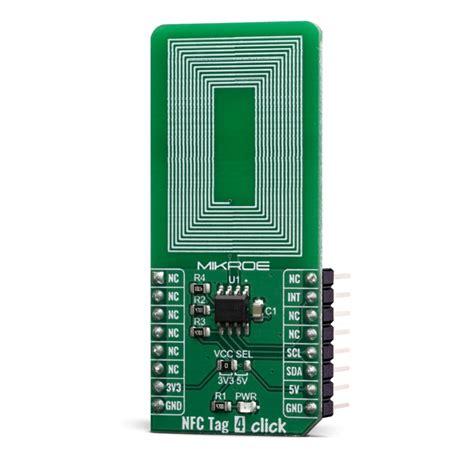 nfc tag 4 click nfc rfid tag with i²c interface mikrobus™