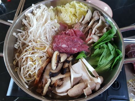 국물요리 소고기 샤브샤브 만들기