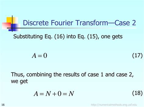 PPT Numerical Methods Discrete Fourier Transform Part Discrete Fourier Transform