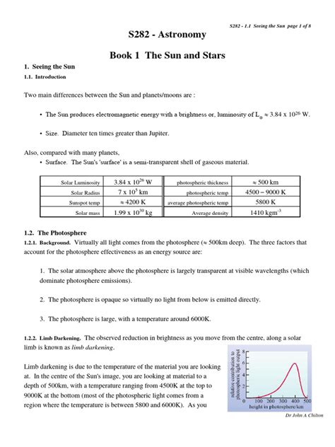 Book1 1 Pdf Sun Stellar Astronomy