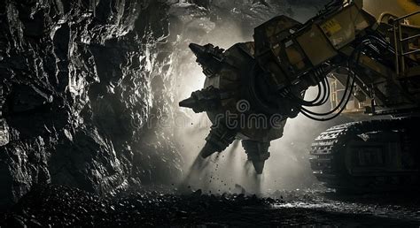 Ai Generated Mining Machine Stock Illustration Illustration Of