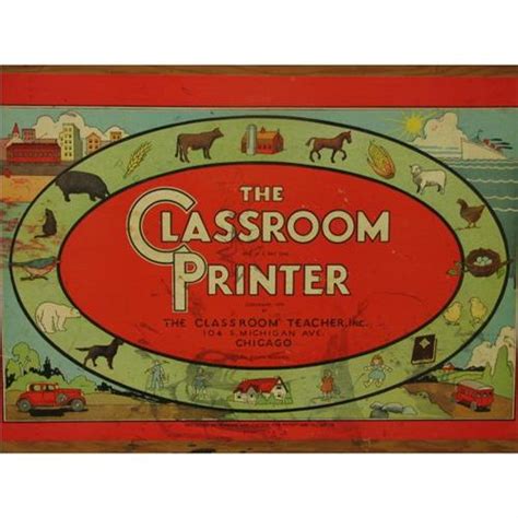 1932 Classroom Printer Chicago