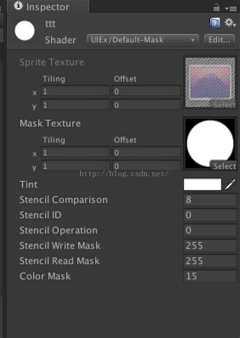 【unity】nguiugui 小地图制作shader Compressed Masked Shader 2 Sided Cut Out