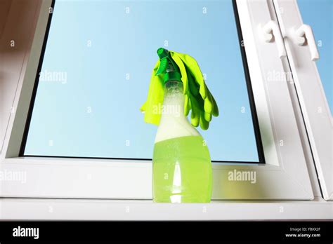 Tools For Cleaning Windows Stock Photo Alamy