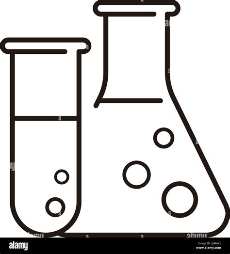 lab flask icon vector stock vector image and art alamy