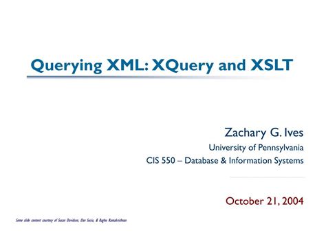 Ppt Querying Xml Xquery And Xslt Powerpoint Presentation Free