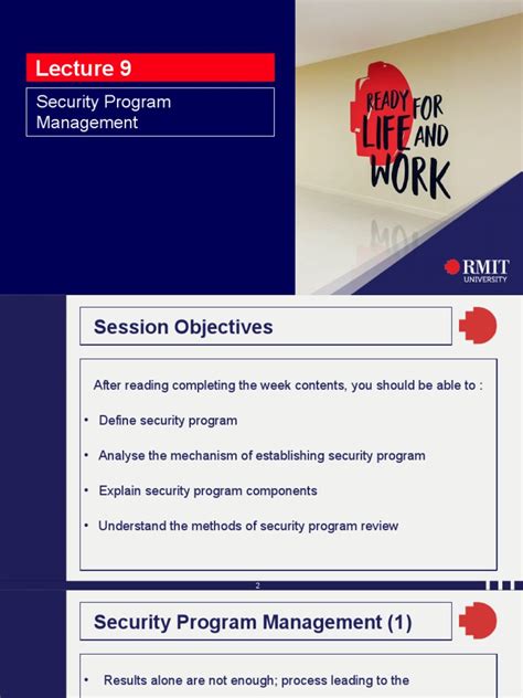 Class Note Module 9 Security Program Management Pdf Performance
