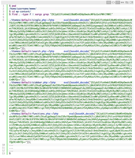 Cleaning Eval Base64 Decode From A Hacked WordPress Website Via SSH Raam Dev