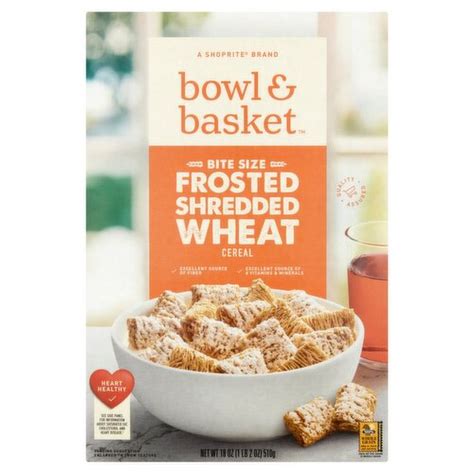 Bowl And Basket Bite Size Frosted Shredded Wheat Cereal 18 Oz Price Rite