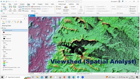 How To Prepare Viewshed Spatial Analyst Using Arcgis Pro Youtube