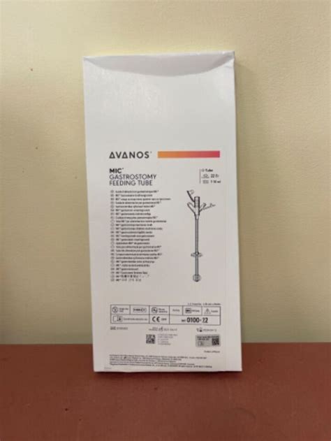New Avanos Medical 0100 22 Mic Gastrostomy Feeding Tube Disposables