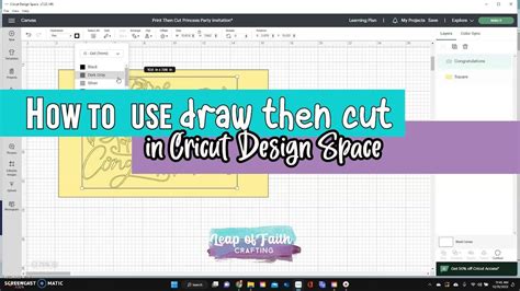 Best 13 How To Use Draw Then Cut In Cricut Design Space Artofit