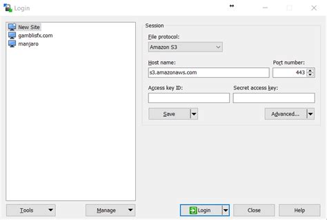 Winscp Amazon S Manjaro Dot Site