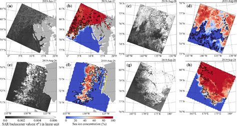 Figure 10 From Evaluation Of The Amsr2 Ice Extent At The Arctic Sea Ice Edge Using An Sar Based