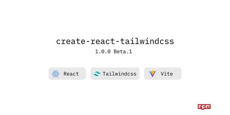 Create React Tailwindcss An Npm Package To Setup React Tailwindcss