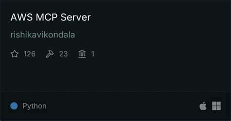 Aws Mcp Server Glama