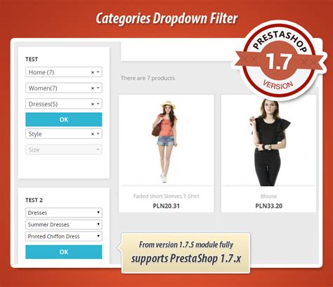 Prestashop Module Step By Step Categories Filter