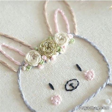 طرح گلدوزی ساده و زیبا برای گلدوزی بر روی انواع پارچه و لباس