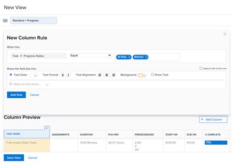 add basic conditional formatting to a view adobe workfront