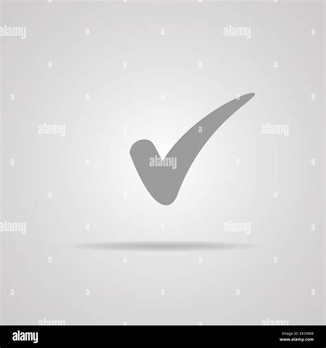 Check Mark Sign Icon Checkbox Button Vector Stock Photo Alamy