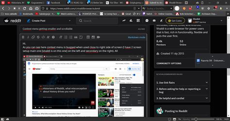 Context Menu Getting Smaller And Scrollable R Vivaldibrowser