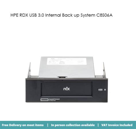 Hpe Rdx Usb 30 Internal Back Up System C8s06a Silicon Alley