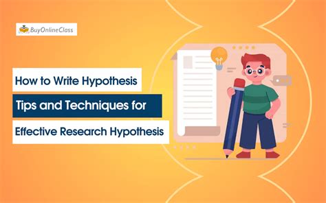 How To Write Hypothesis Tips And Techniques With Examples