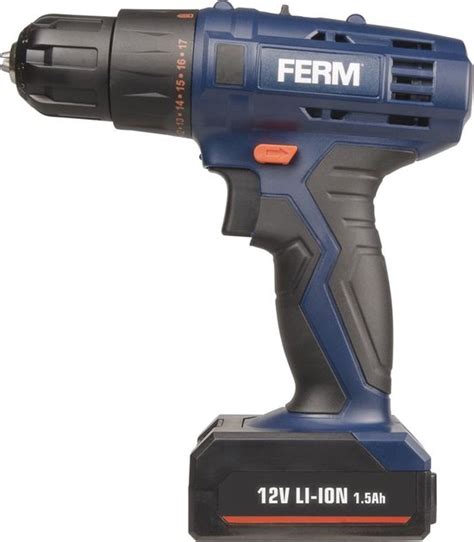 FERM CDM Accu Boormachine V Ah Li Ion Incl Accu S En Opbergkoffer Bol Com