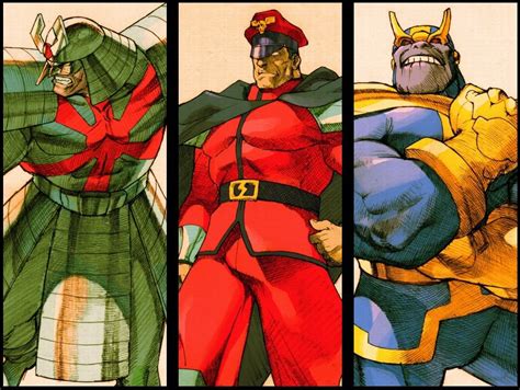 Bengus M Bison Silver Samurai Thanos Capcom Marvel Marvel Vs
