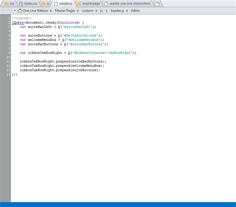 Sharepoint 2013 Collapse The Suite Bar And Ribbon To One Line Eric