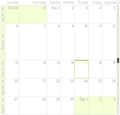 Month View Winforms Scheduler Control Telerik Ui For Winforms