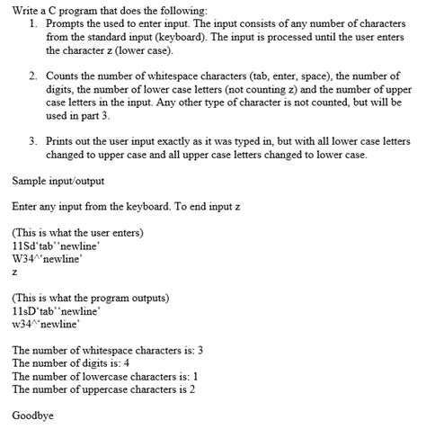 solved write a c program that does the following 1 prompts the user