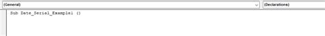Microsoft Excel Vba Dateserial Function Tpoint Tech