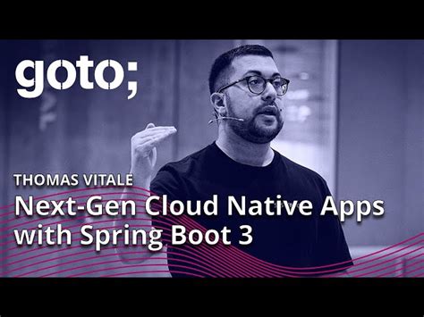 Goto Conferences Talk Next Generation Cloud Native Apps With Spring