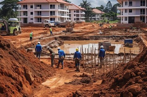 Premium Photo Building Strong Foundations Construction And Foundation
