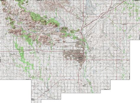 Comanche County Map Oklahoma Us County Maps
