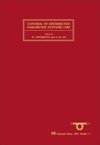 Control Of Distributed Parameter Systems St Edition Elsevier Shop