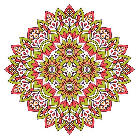 Premium Vector Decorative Geometric Tile Illustration