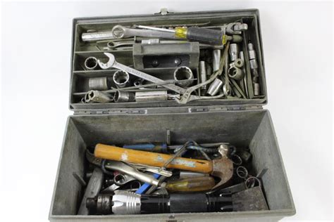 Tuff Box Tool Box And Assorted Hand Tools Property Room