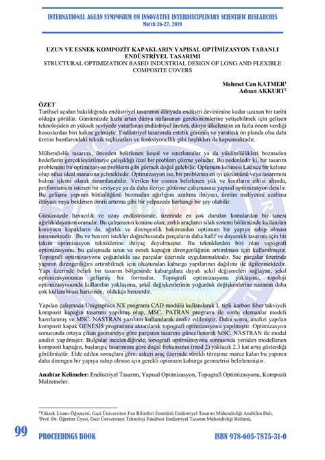 Pdf Structural Optimization Based Industrial Design Of Long And Flexible Composite Covers