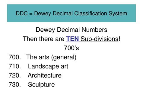 Ppt Dewey Decimal Classification System Powerpoint Presentation Free