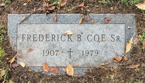 Frederick Burton Coe Sr 1907 1979 Find A Grave Memorial